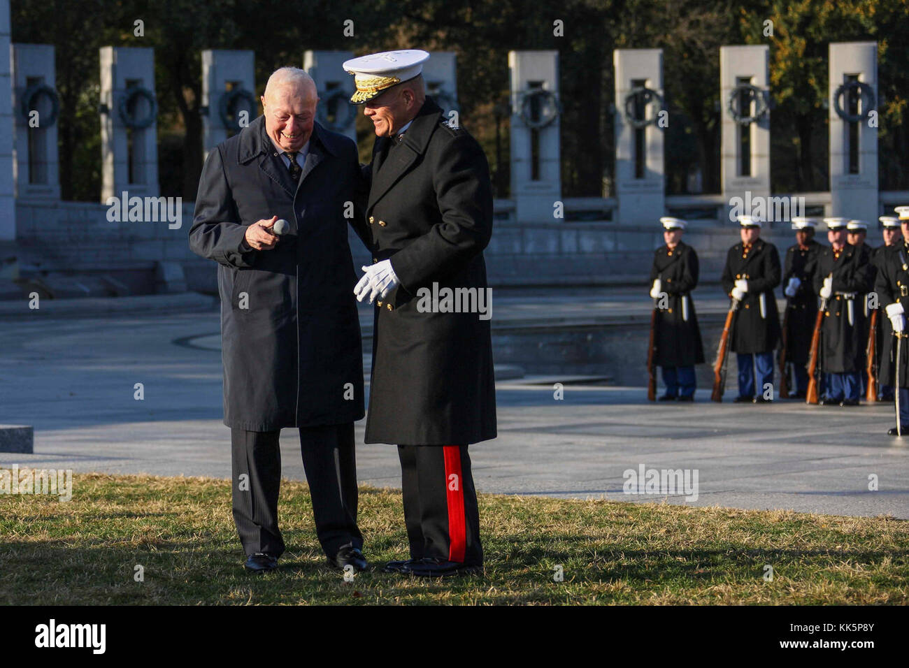 Commandant of the Marine Corps Gen. Robert B. Neller, right, and 29th ...