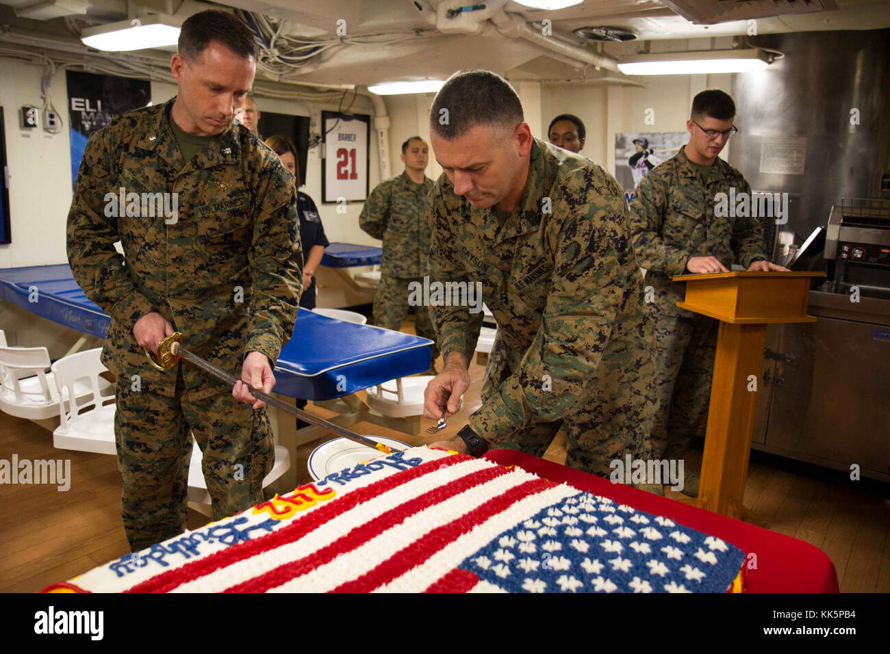 U.S. Marine Corps Lt. Col. Christopher Timothy, executive officer of ...