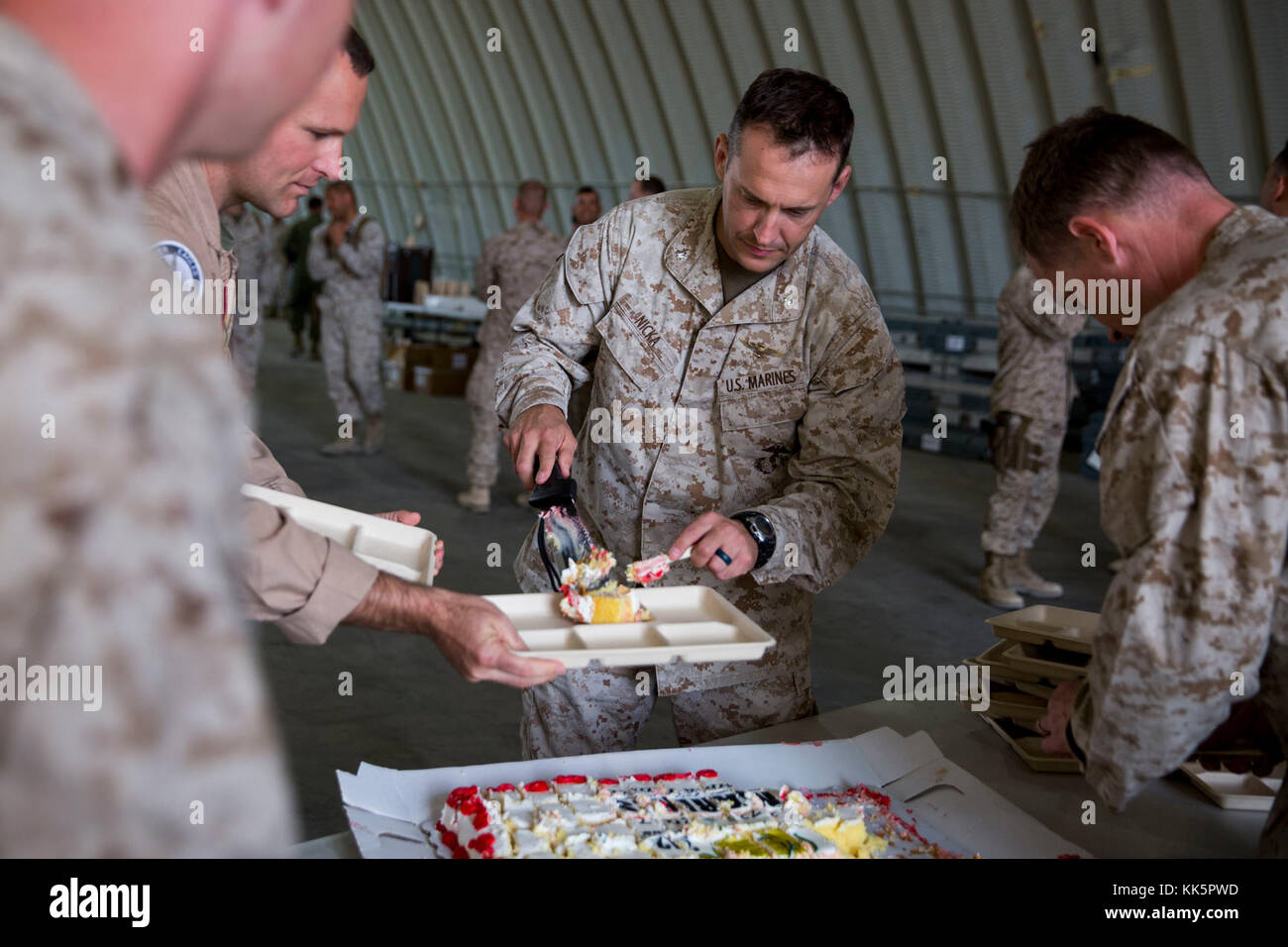 U.S. Marine Corps Lt. Col. Roy Nicka with Marine Aircraft Group 31 ...