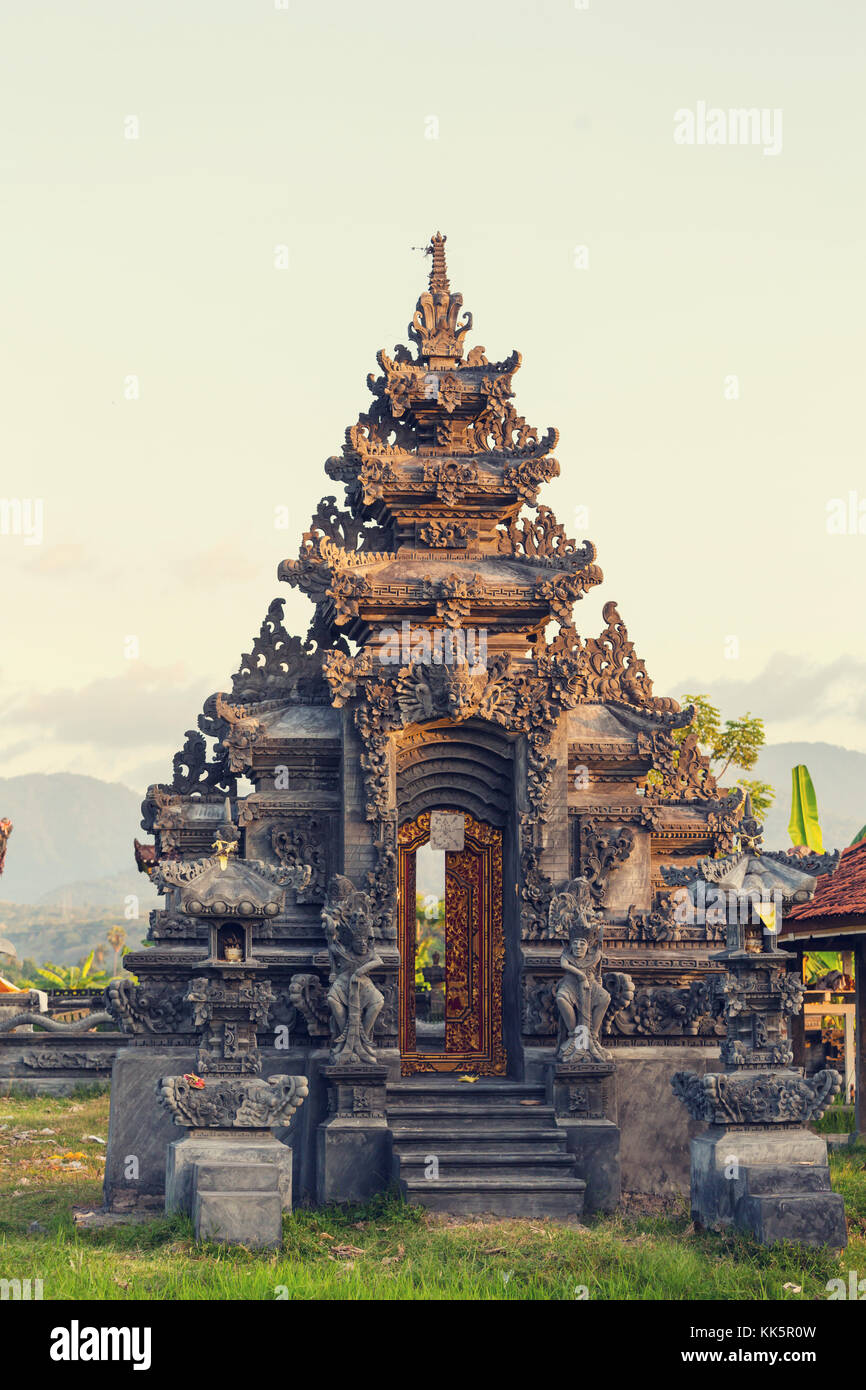 Country temple in Bali Stock Photo - Alamy