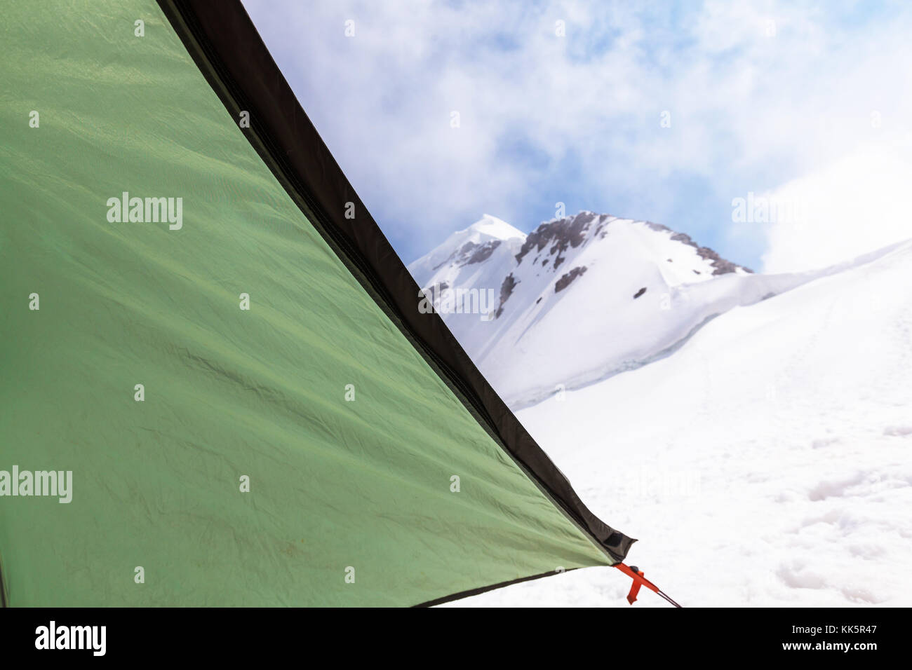 tent in high mountains Stock Photo - Alamy
