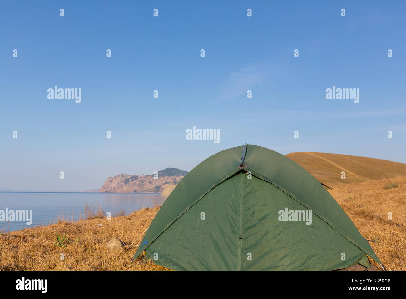 tent on sea coast Stock Photo - Alamy