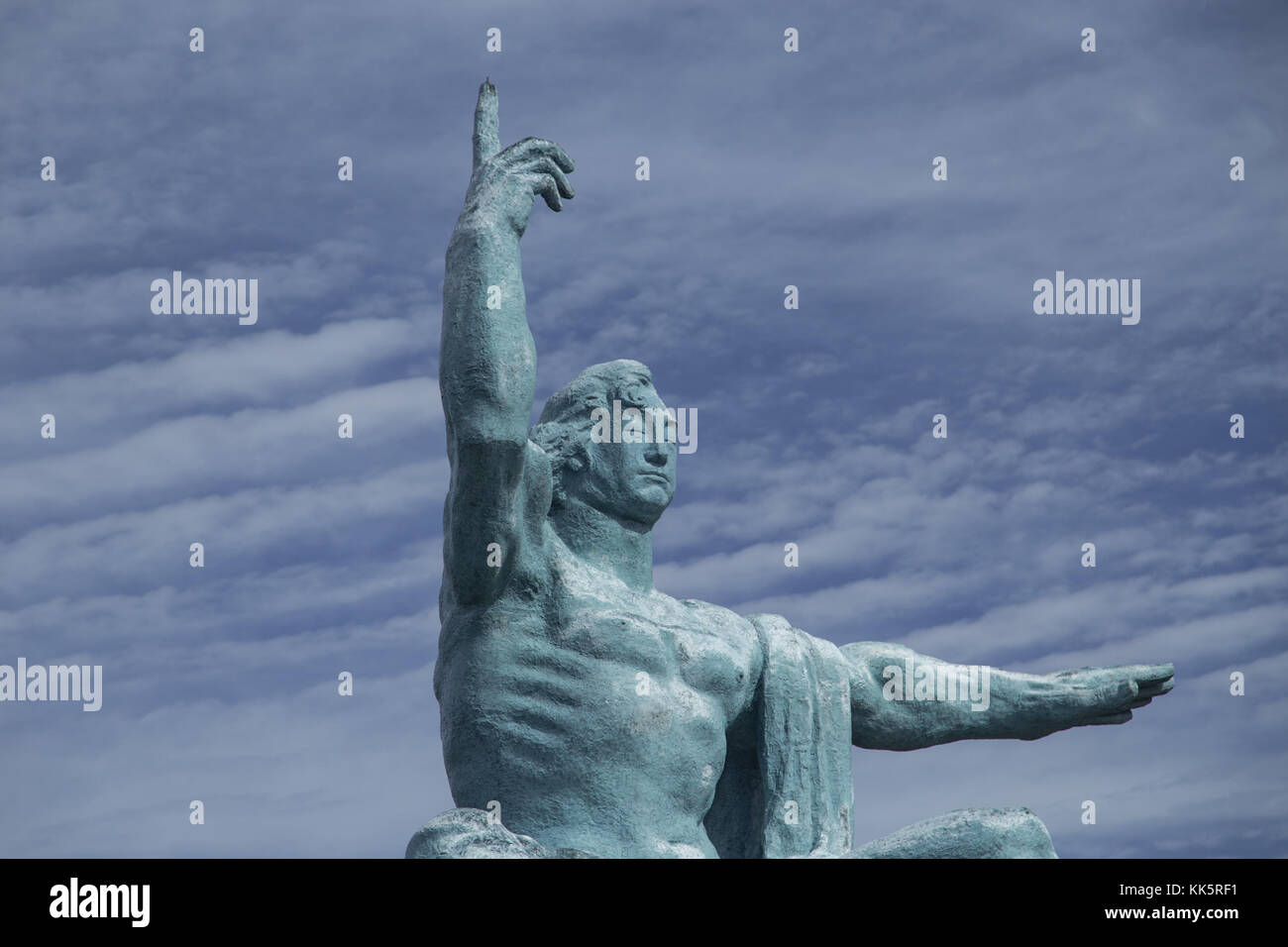 Nagasaki Peace Statue Stock Photo - Alamy