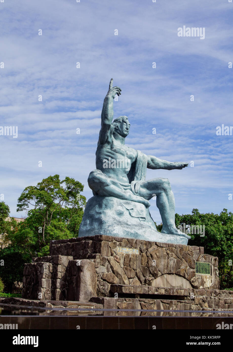 Nagasaki Peace Statue Stock Photo - Alamy