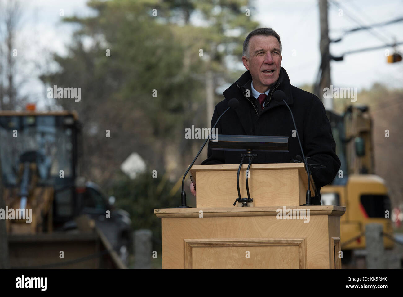 Vermont Governor Phil Scott speaks during a Gold Star Families Memorial ...