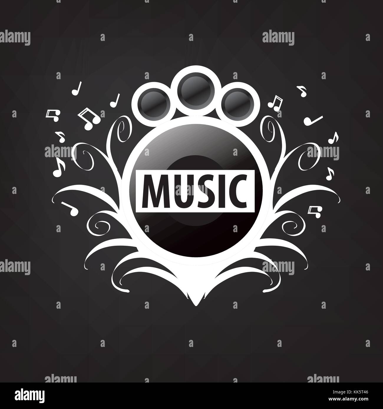 vector logo music Stock Vector Image & Art - Alamy