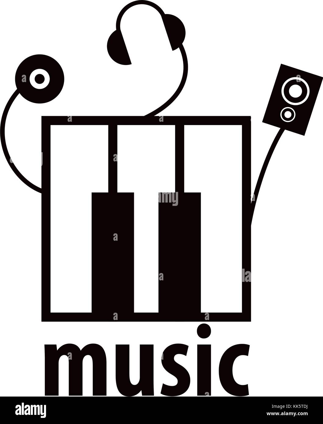 vector logo music Stock Vector Image & Art - Alamy