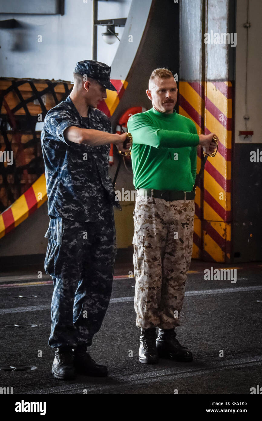 INDIAN OCEAN (Nov. 22, 2017) Gunnery Sgt. Christopher Nicholson ...