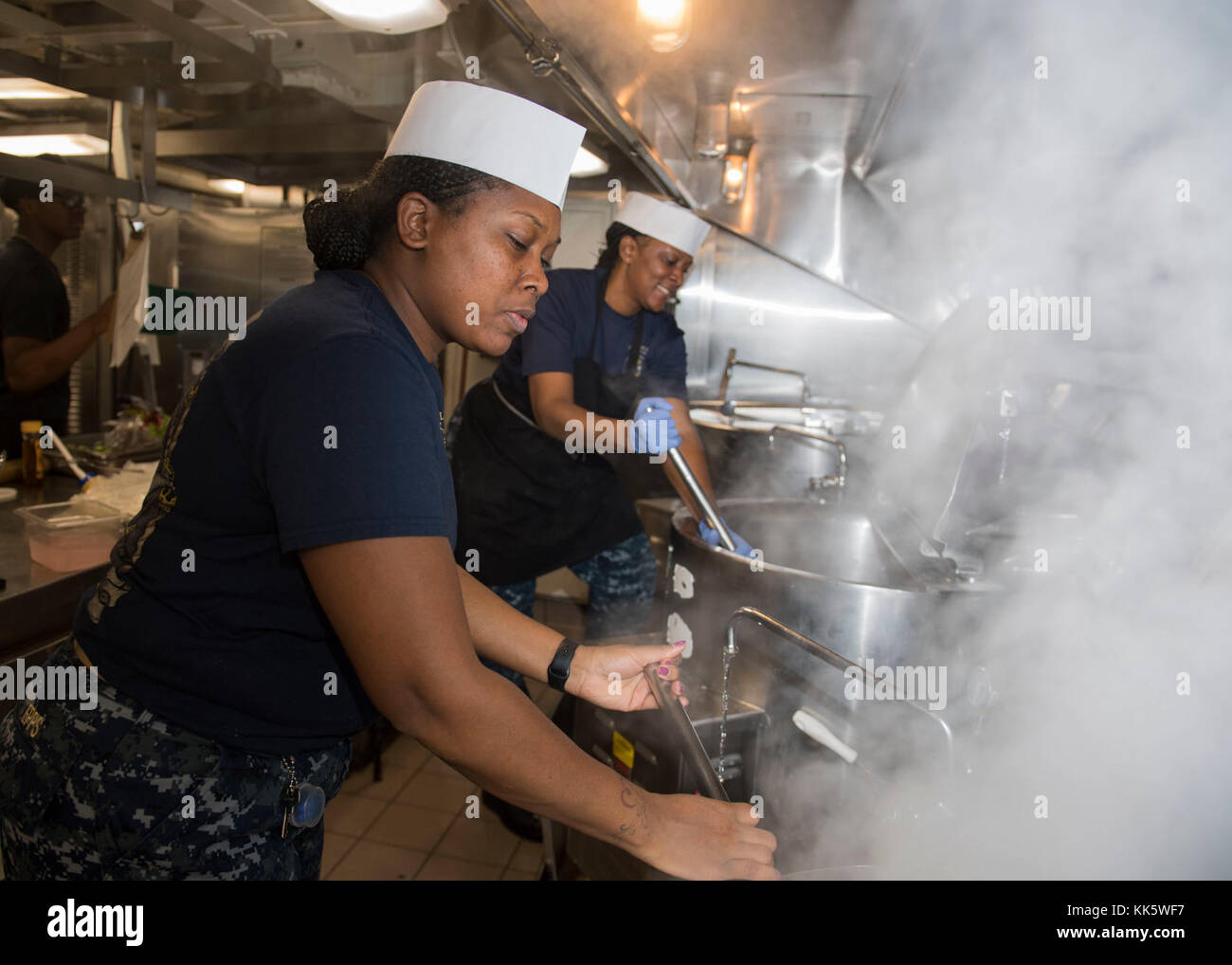 ATLANTIC OCEAN (Nov. 23, 2017) Chief Damage Controlman Tiffany Epps ...