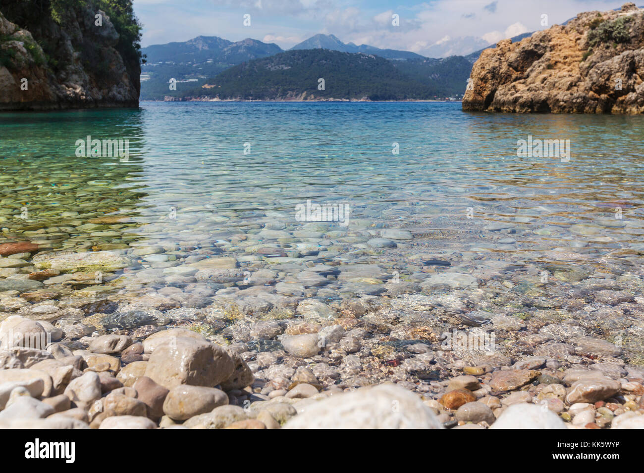 Beautiful sea coast in Turkey Stock Photo - Alamy