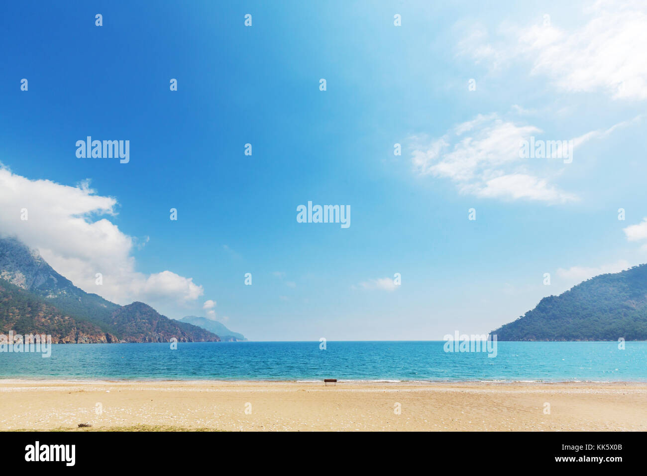 Beautiful sea coast in Turkey Stock Photo - Alamy