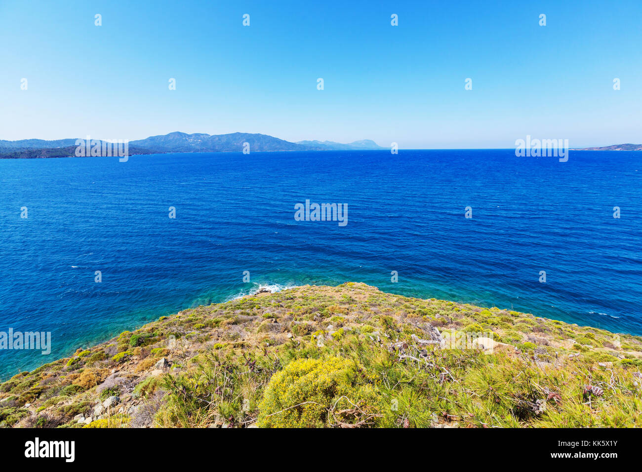 Beautiful sea coast in Turkey Stock Photo - Alamy