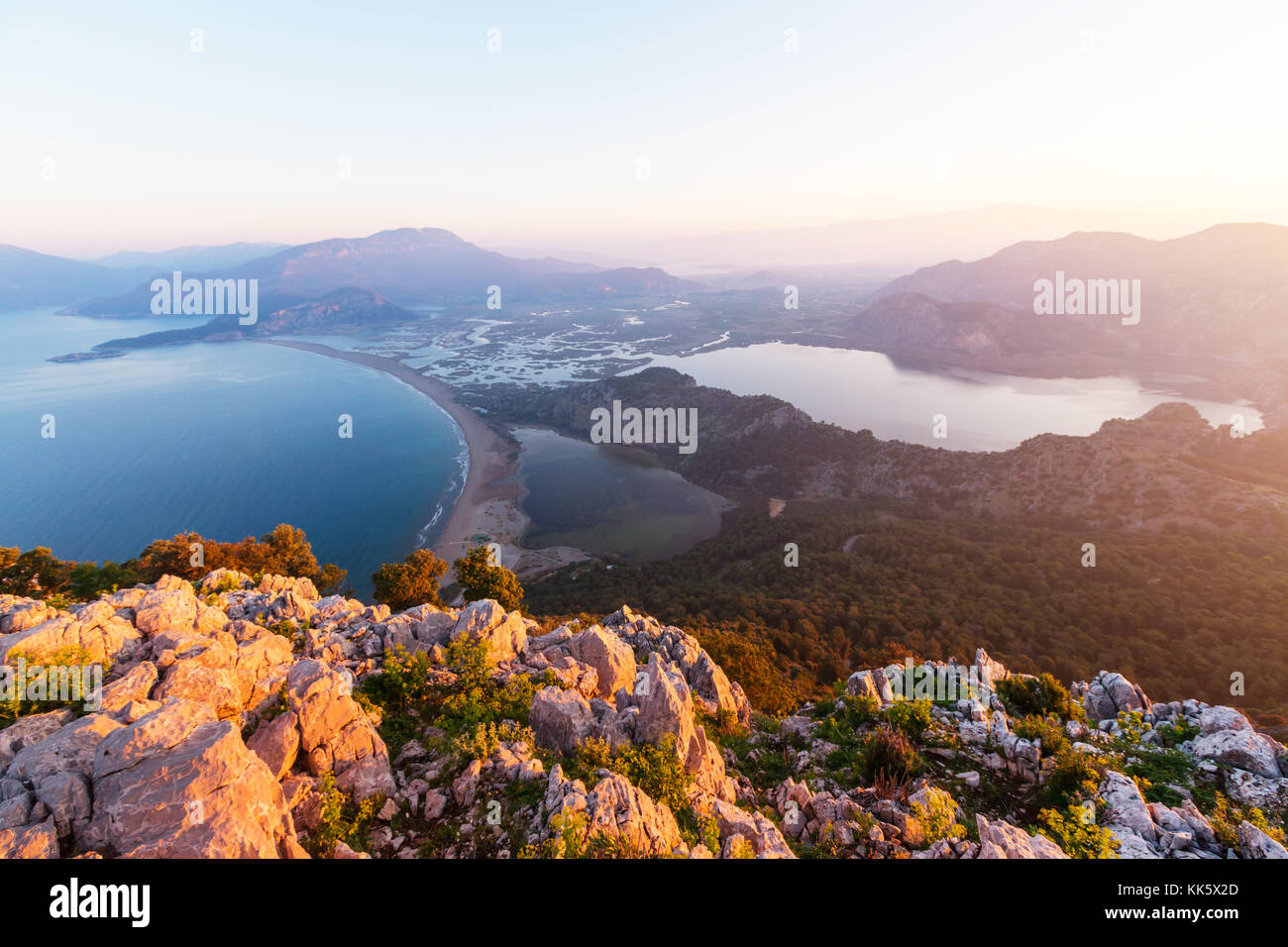 Beautiful sea coast in Turkey Stock Photo - Alamy