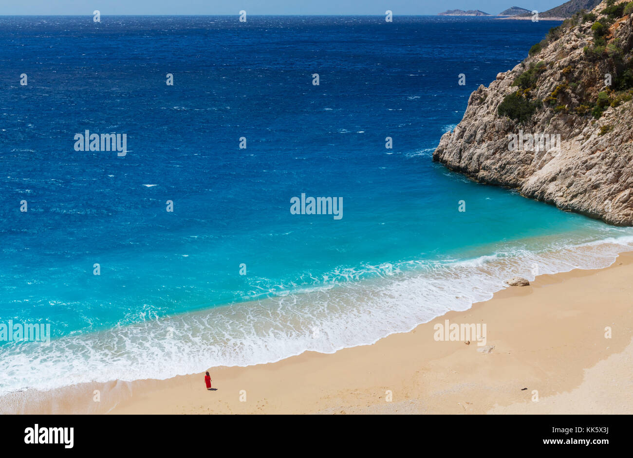 Beautiful sea coast in Turkey Stock Photo - Alamy