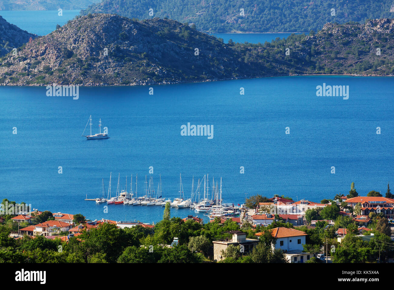 Beautiful sea coast in Turkey Stock Photo - Alamy