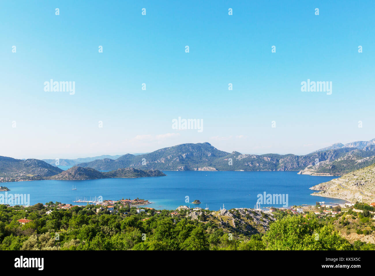 Beautiful sea coast in Turkey Stock Photo - Alamy