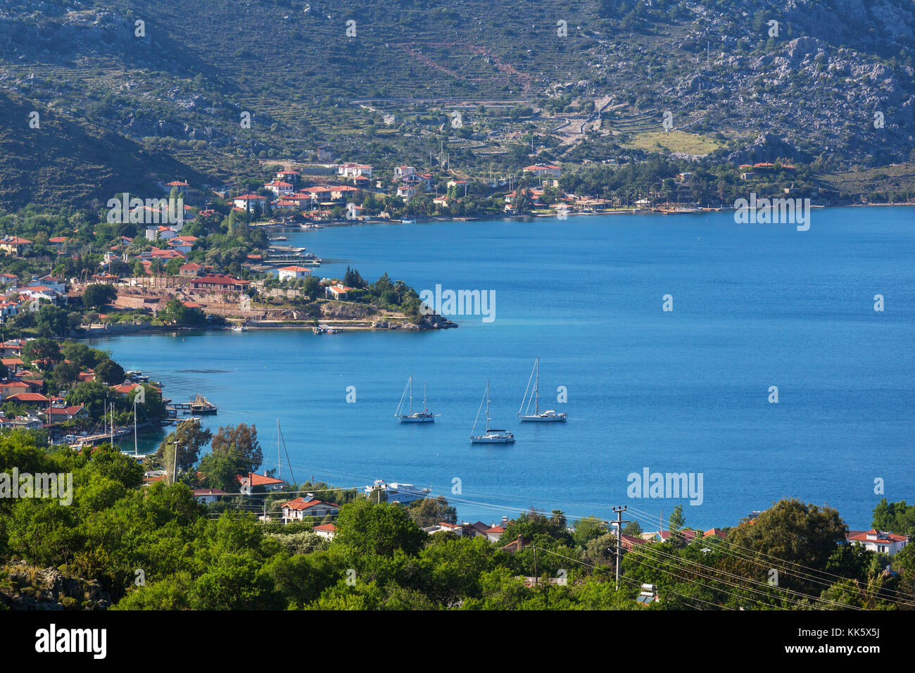 Beautiful sea coast in Turkey Stock Photo - Alamy