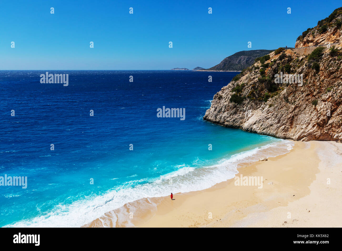 Beautiful sea coast in Turkey Stock Photo - Alamy