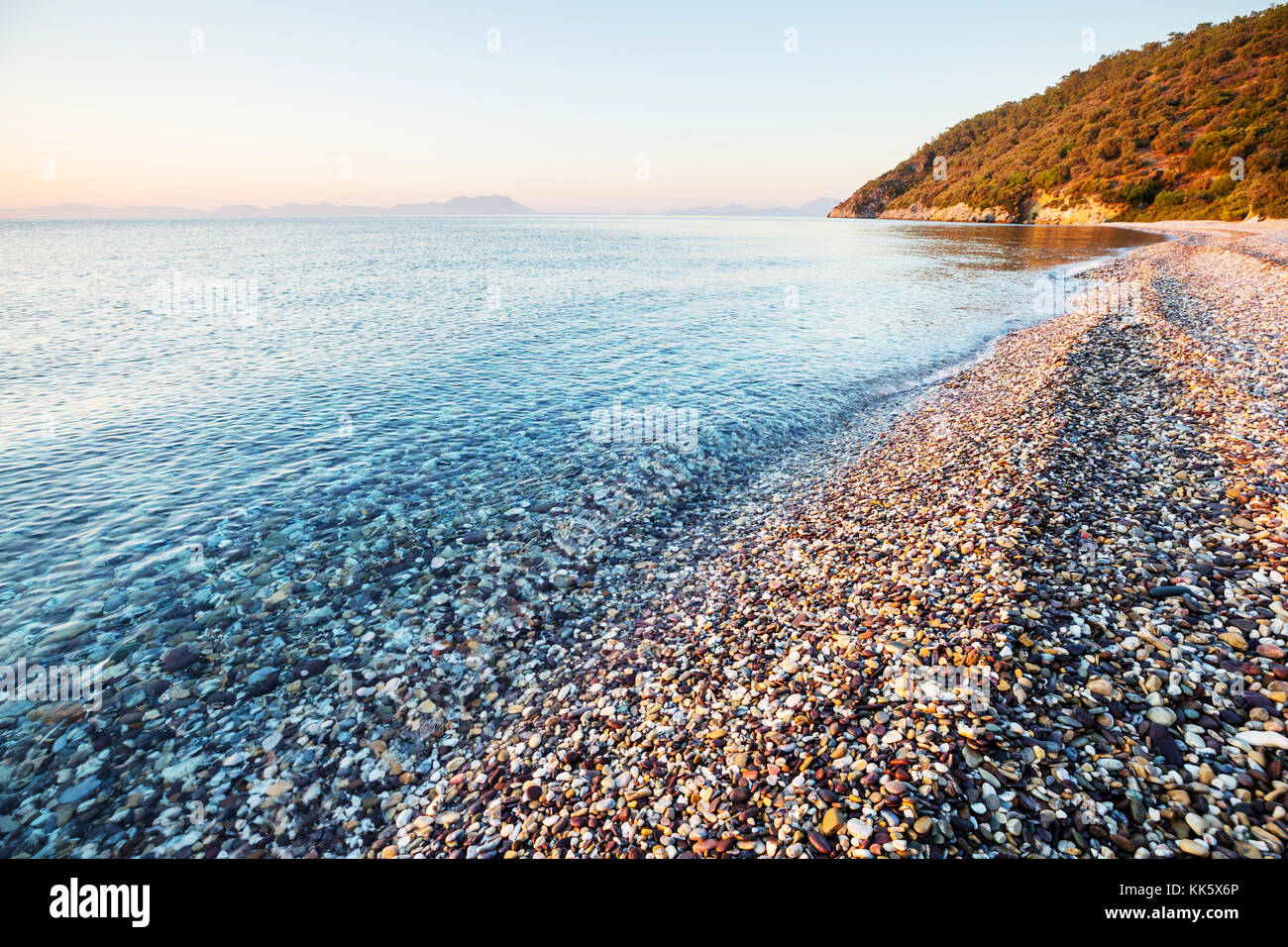 Beautiful sea coast in Turkey Stock Photo - Alamy