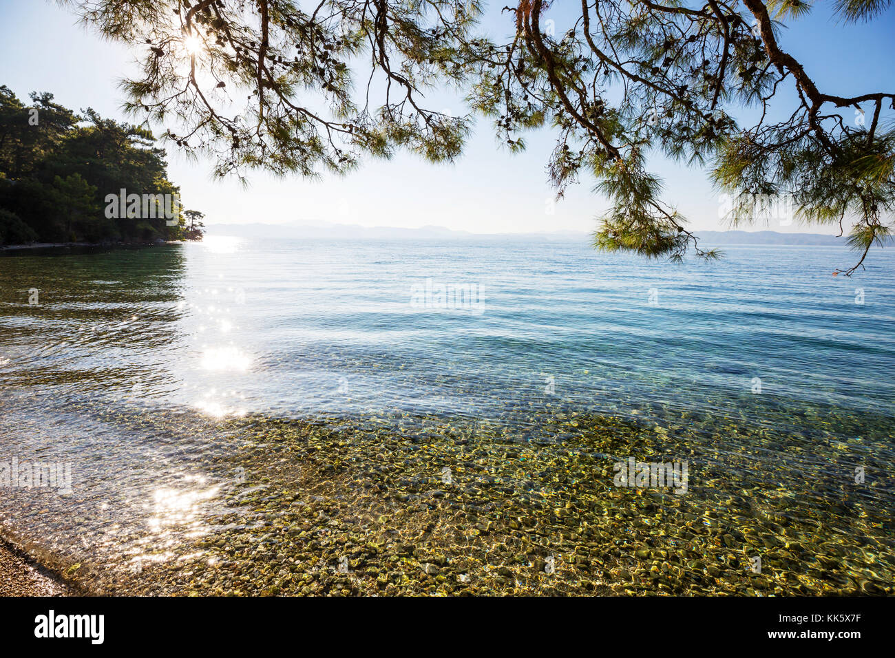 Beautiful sea coast in Turkey Stock Photo - Alamy