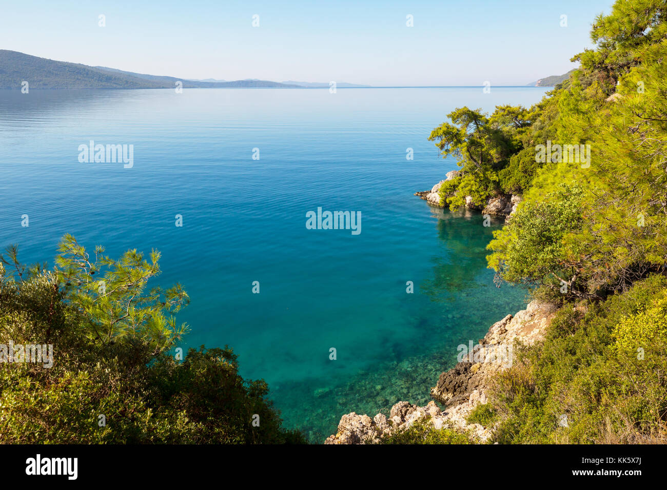 Beautiful sea coast in Turkey Stock Photo - Alamy