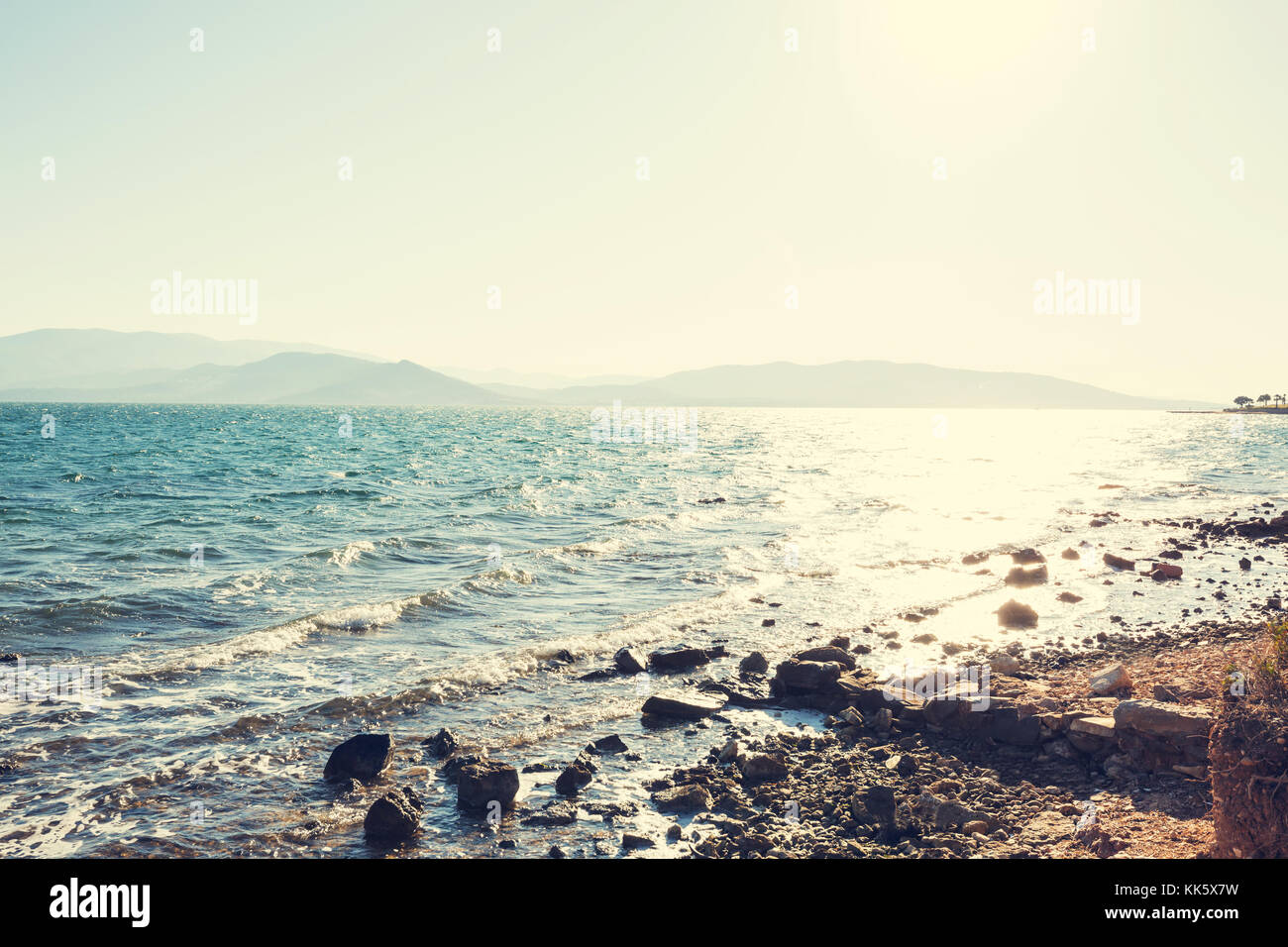 Beautiful sea coast in Turkey Stock Photo - Alamy