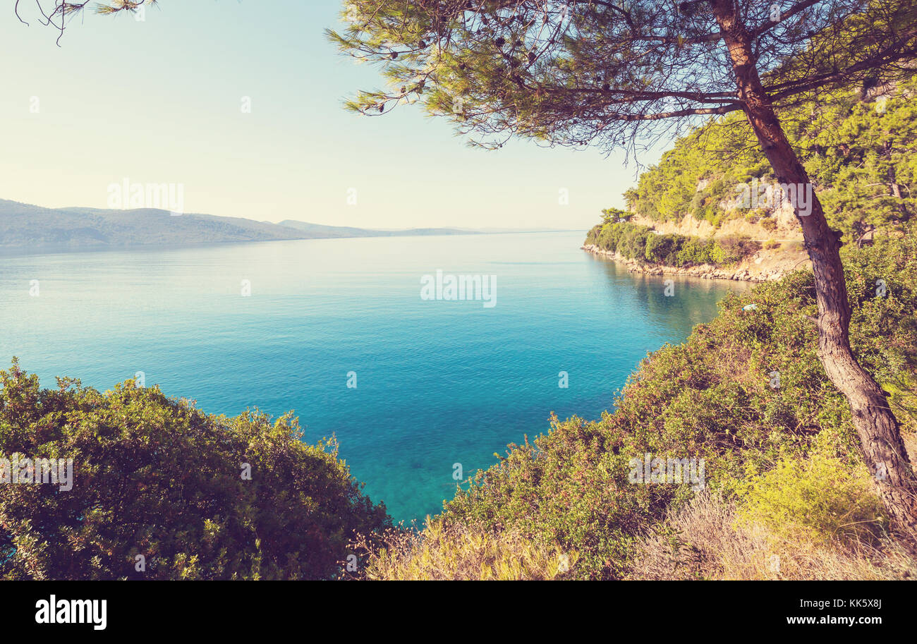 Beautiful sea coast in Turkey Stock Photo - Alamy