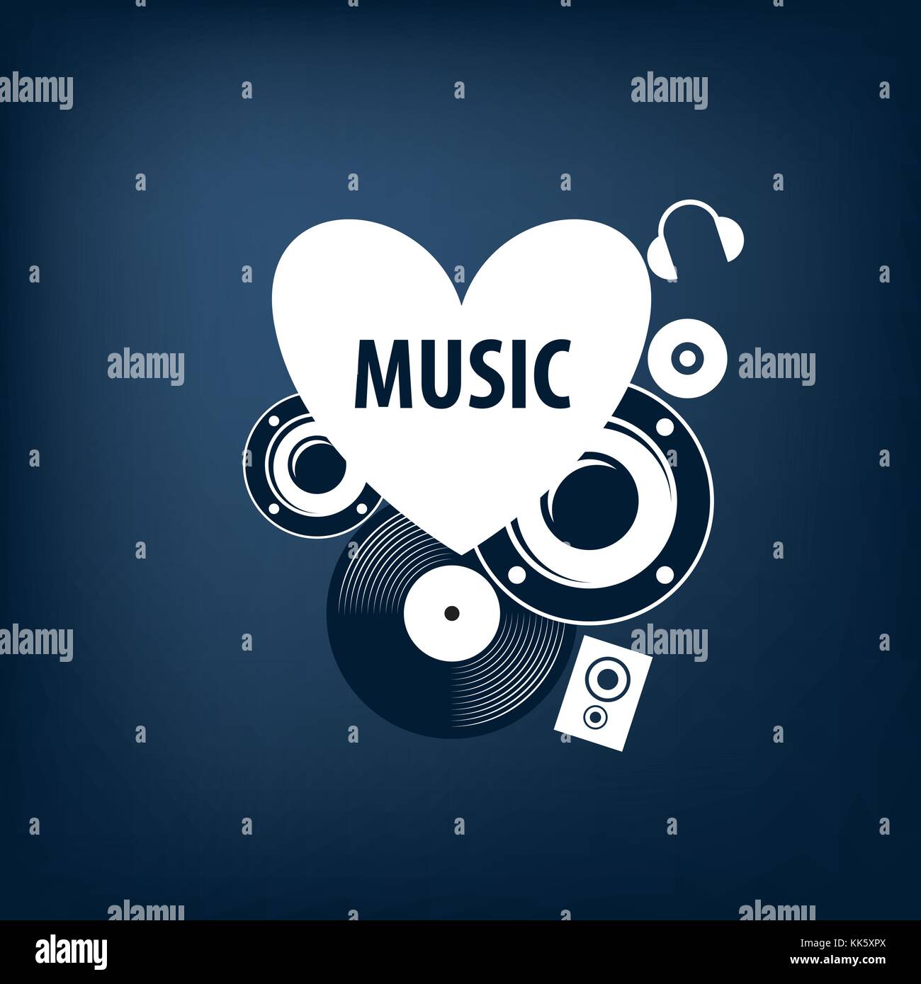 vector logo music Stock Vector Image & Art - Alamy