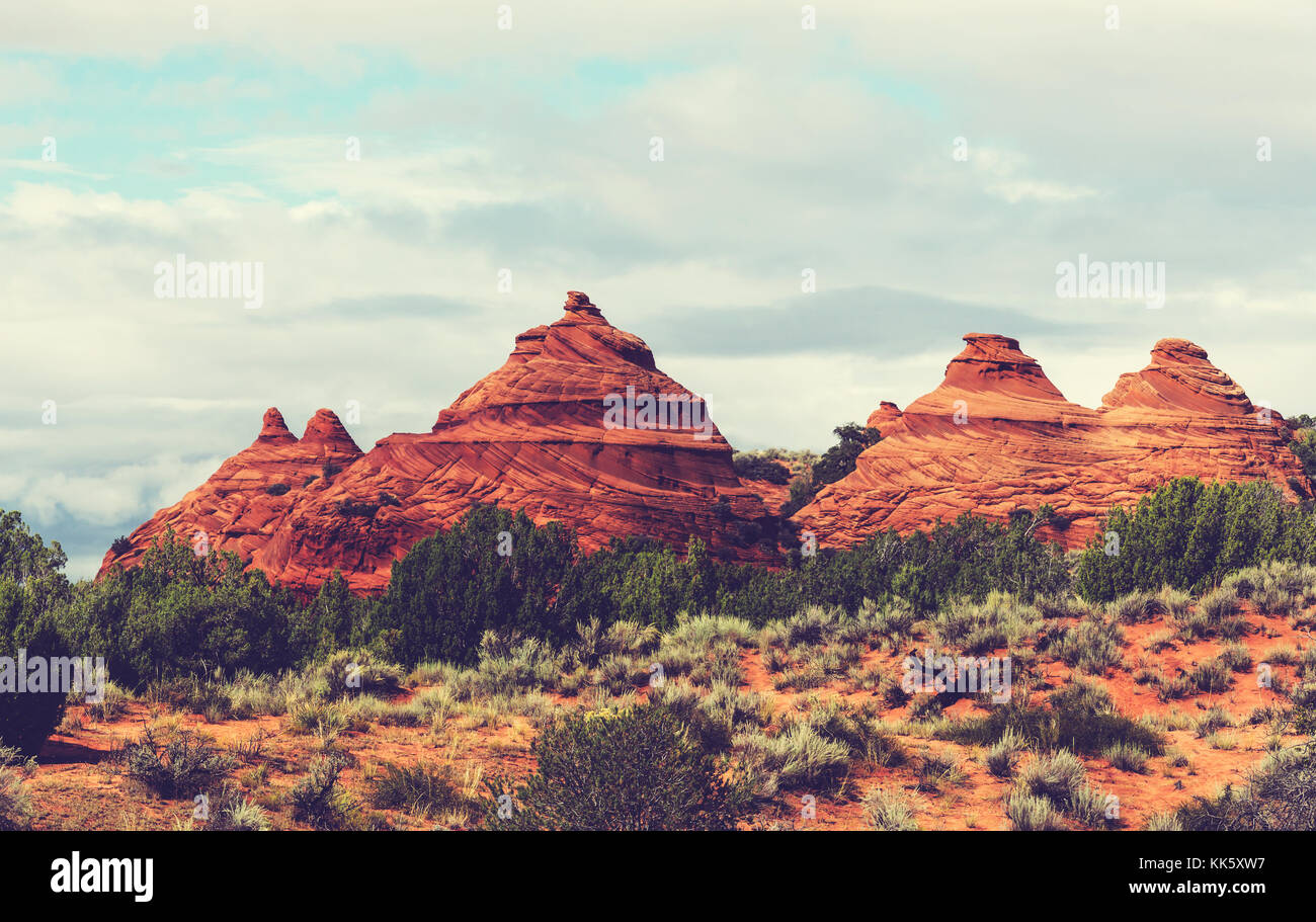 Sandstone formations in Utah, USA Stock Photo - Alamy