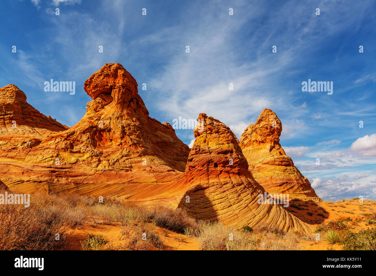 Sandstone formations in Utah, USA Stock Photo - Alamy