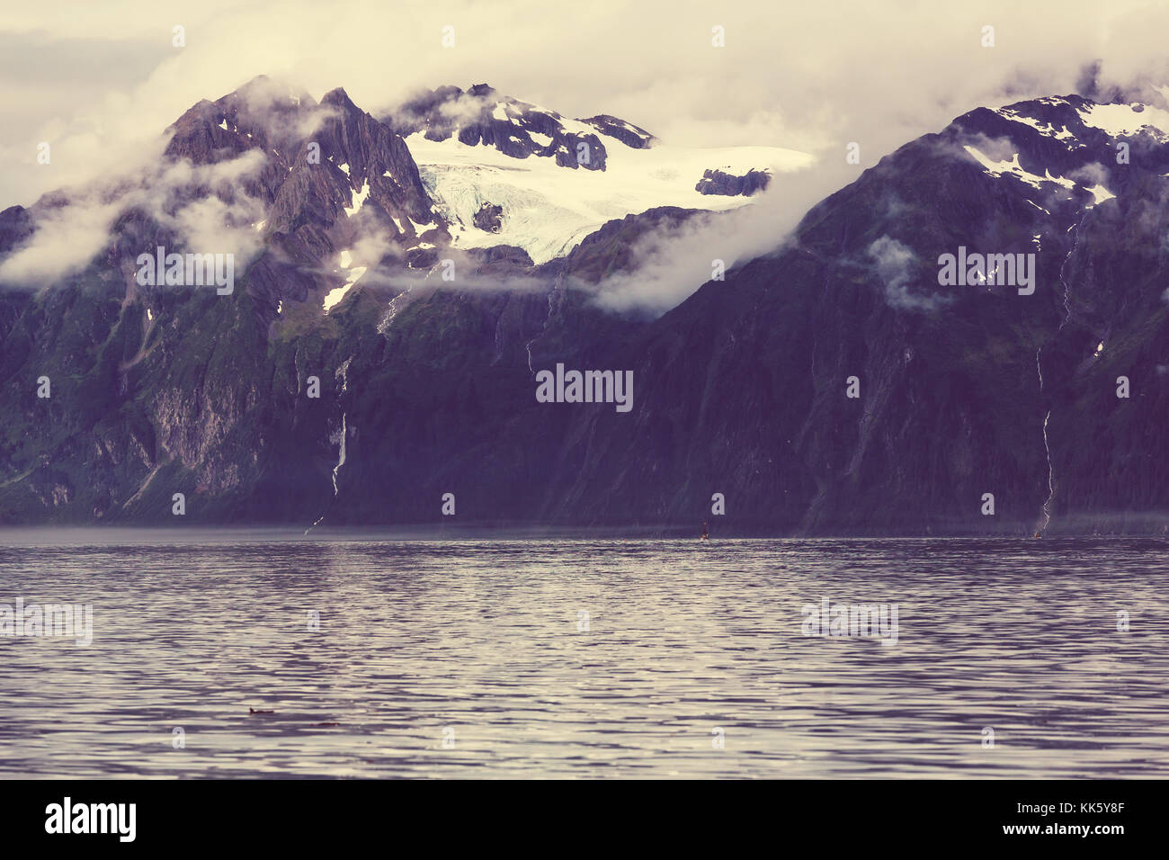 Mountain in Alaska, Valdez, USA Stock Photo - Alamy