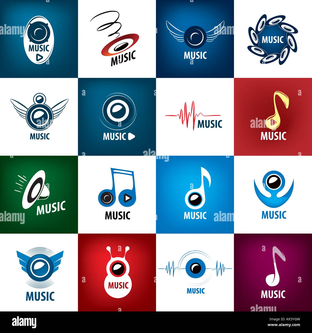 vector logo music Stock Vector Image & Art - Alamy