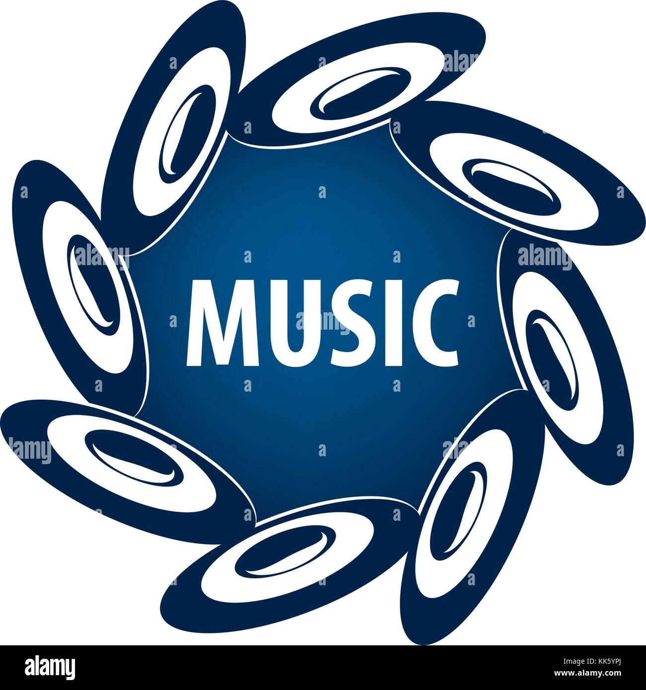 Dynamic music logo Cut Out Stock Images & Pictures - Alamy