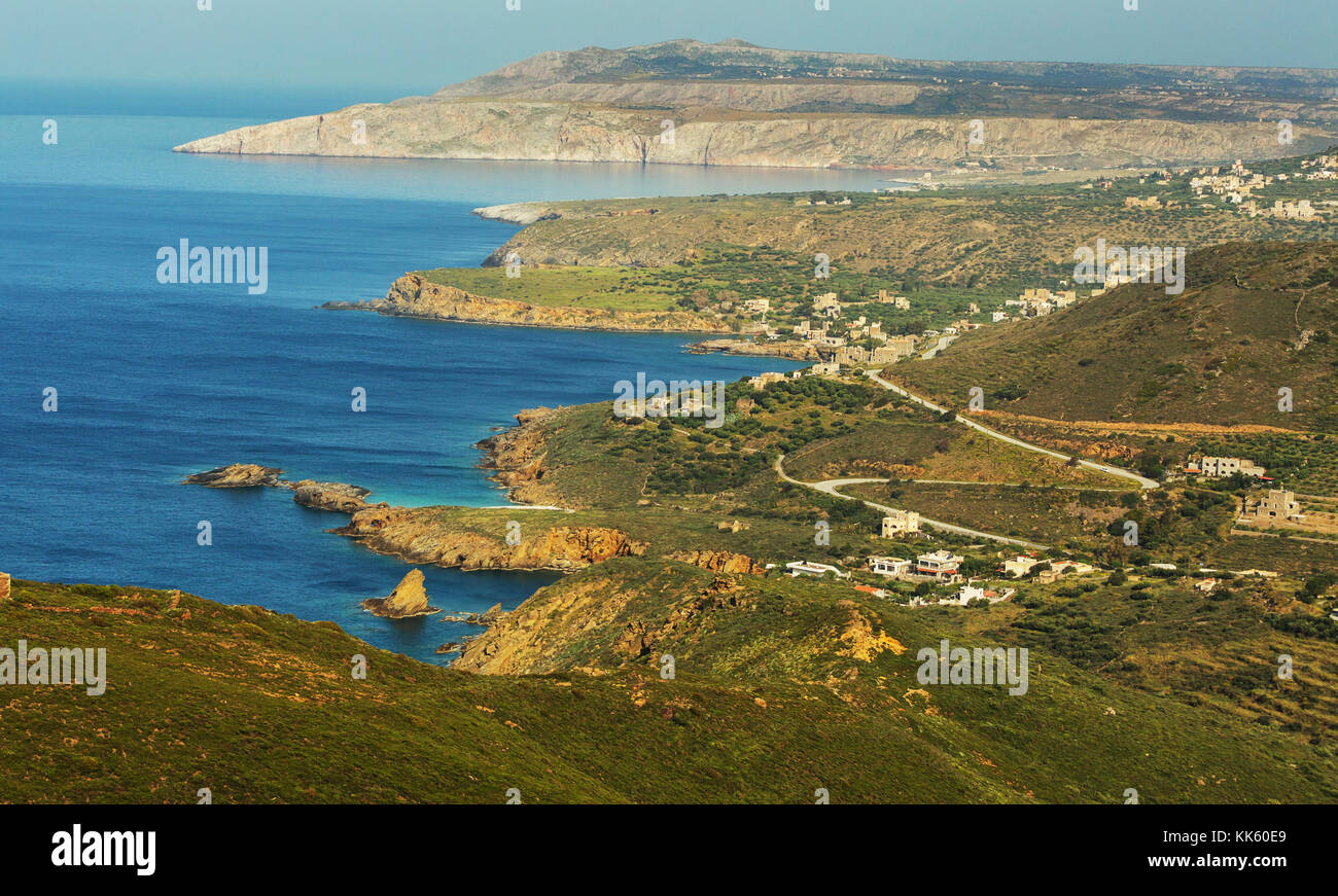 Old traditional village of Vathia at Mani, Greece Stock Photo - Alamy