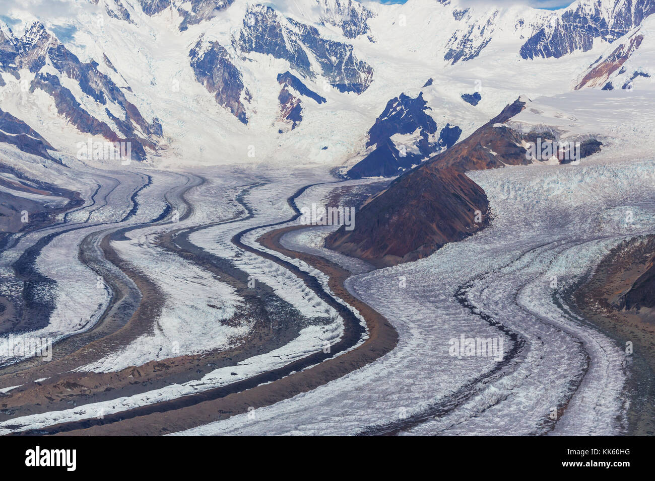 View from Donoho peak, Alaska Stock Photo - Alamy