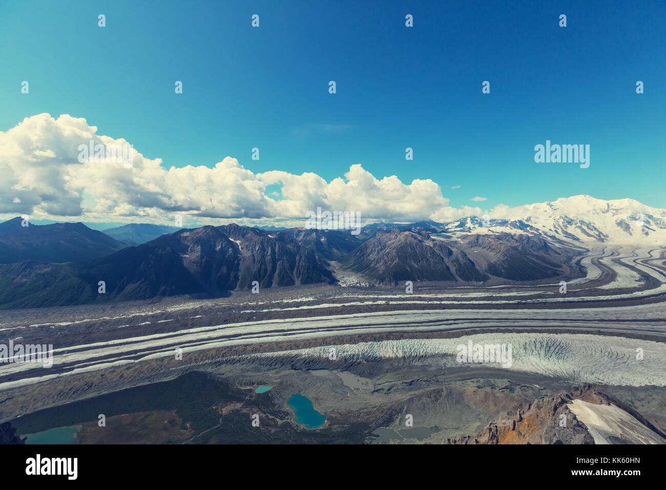 View from Donoho peak, Alaska Stock Photo - Alamy