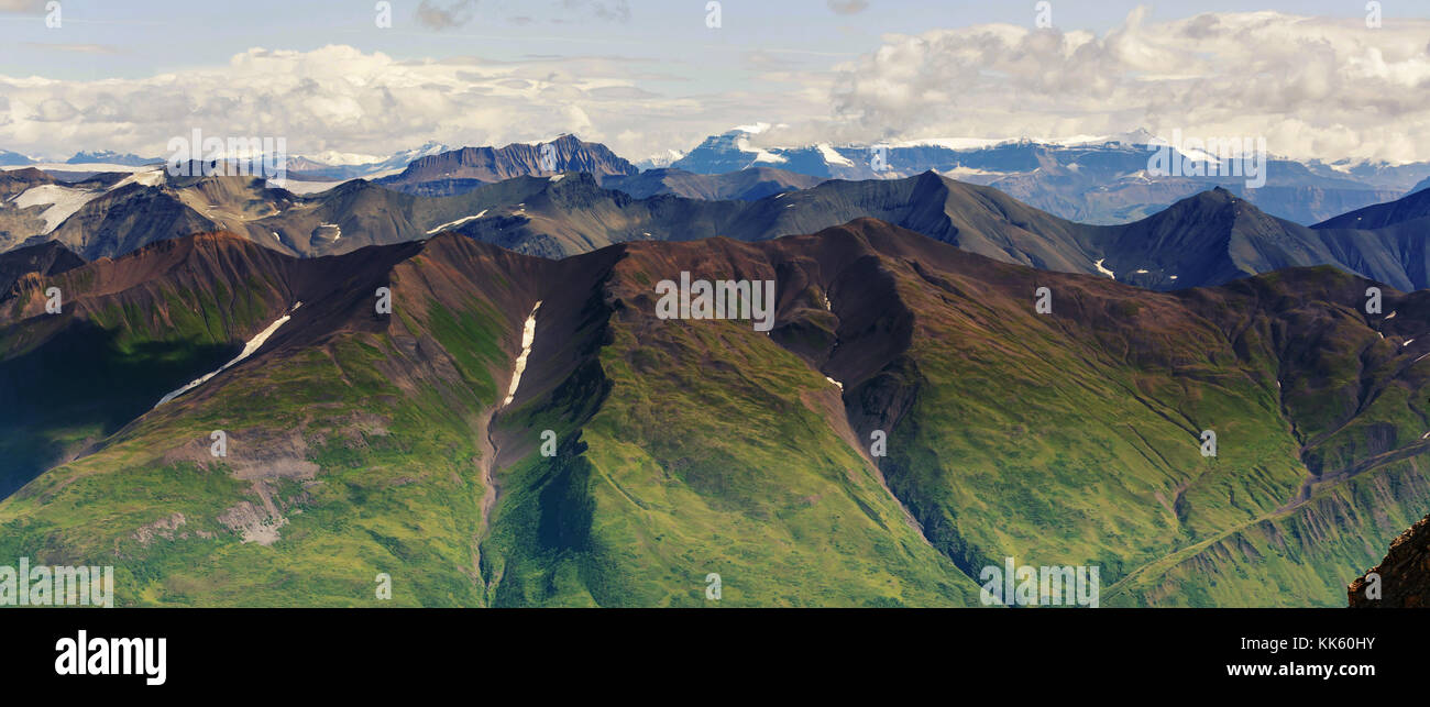 View from Donoho peak, Alaska Stock Photo - Alamy