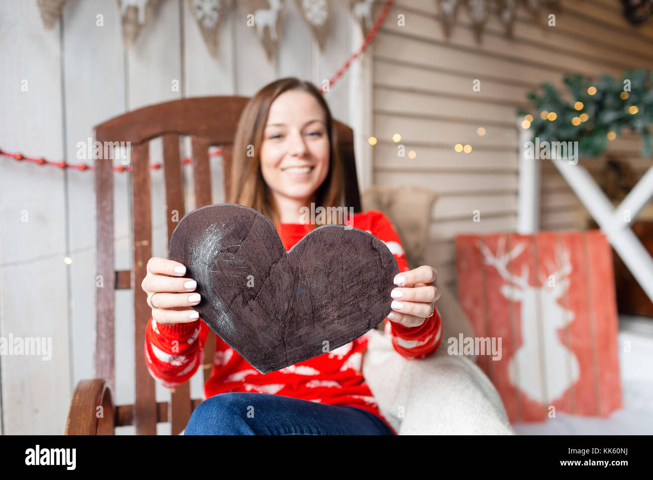 Rocking chair heart hi-res stock photography and images - Alamy