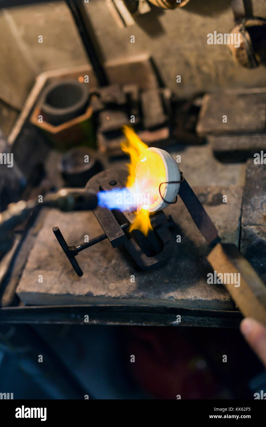 Flaming silver hi-res stock photography and images - Alamy