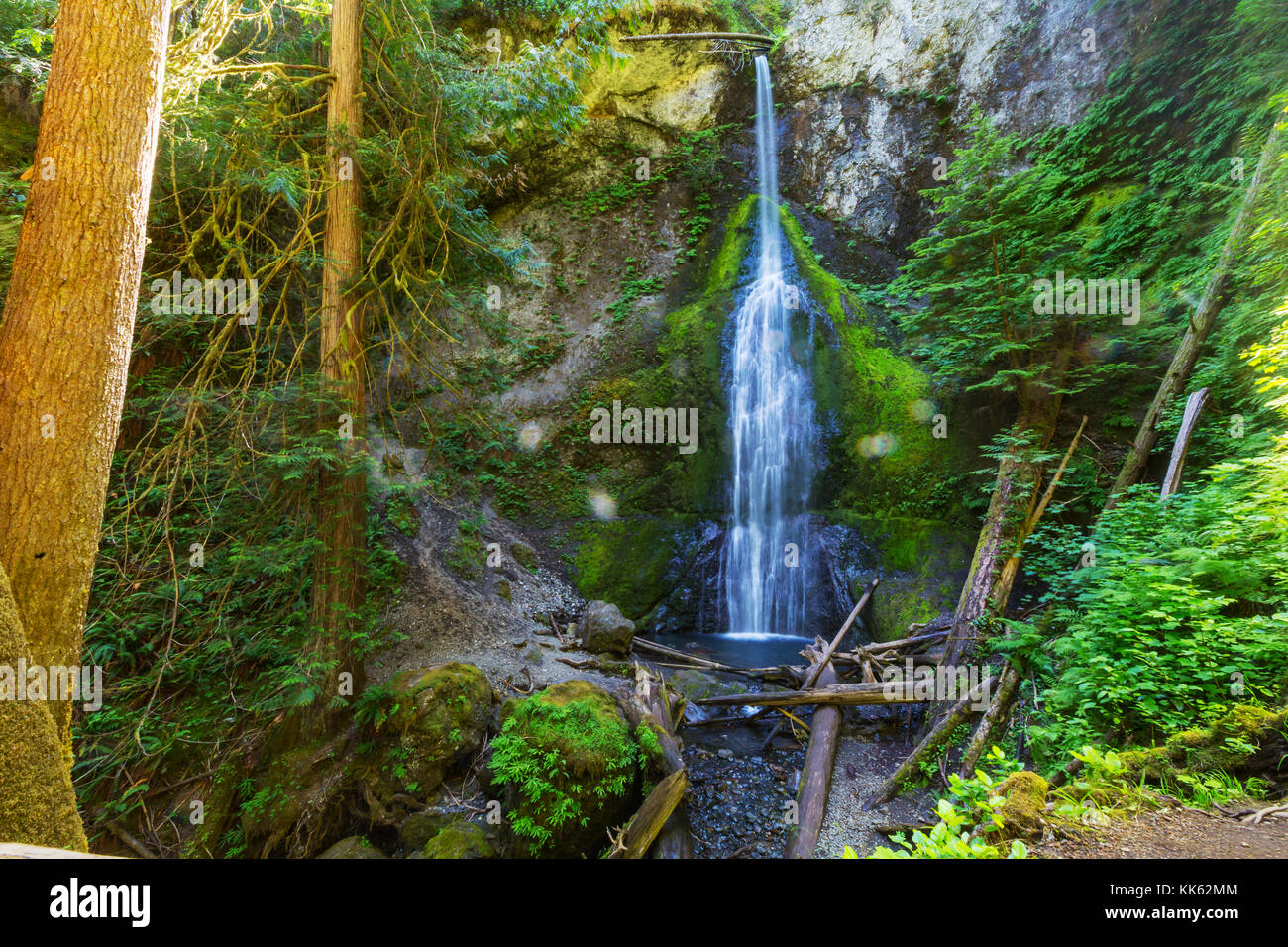 Waterfall movement in the stone Stock Photo - Alamy