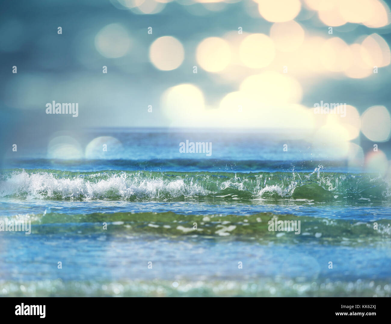 Wave on the beach Stock Photo - Alamy