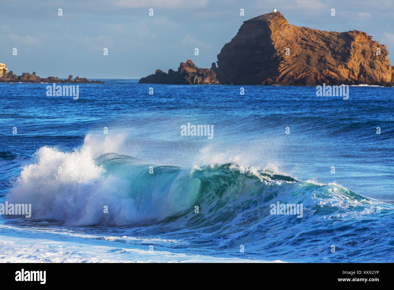 Wave on the beach Stock Photo - Alamy