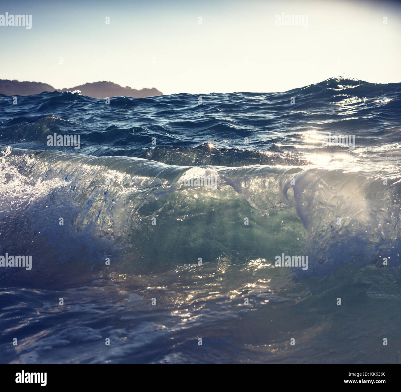Wave on the beach Stock Photo - Alamy