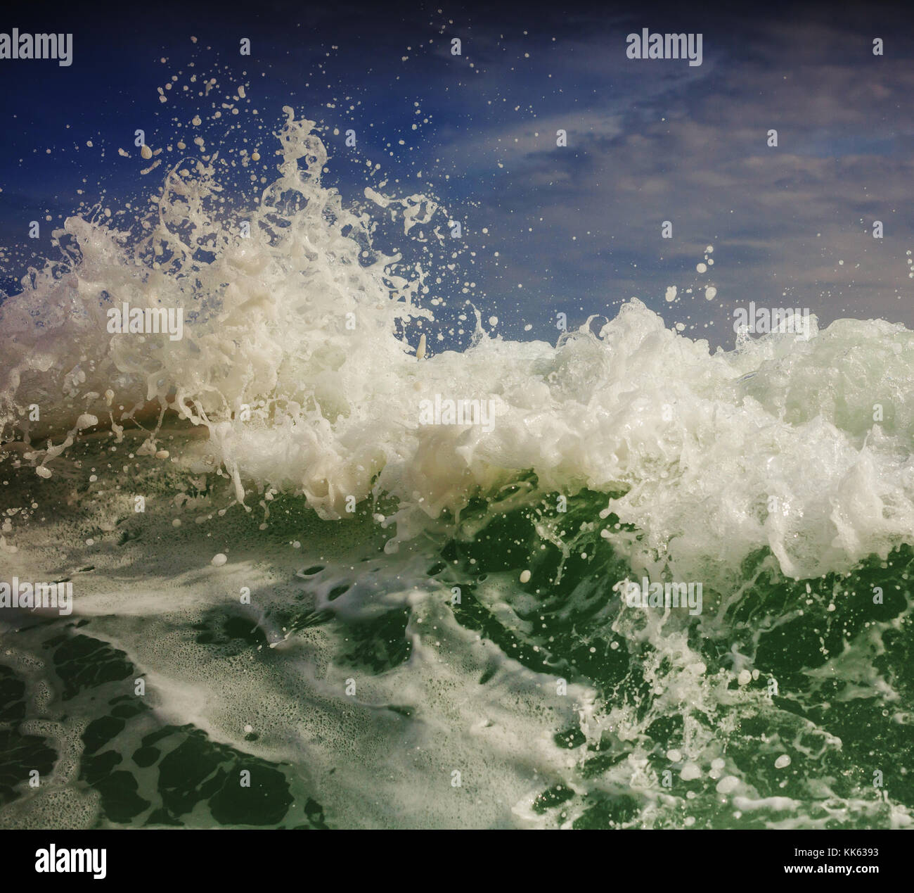 Wave on the beach Stock Photo - Alamy