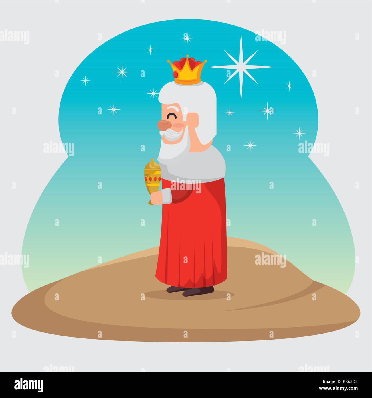 Three kings child drawing hi-res stock photography and images - Alamy