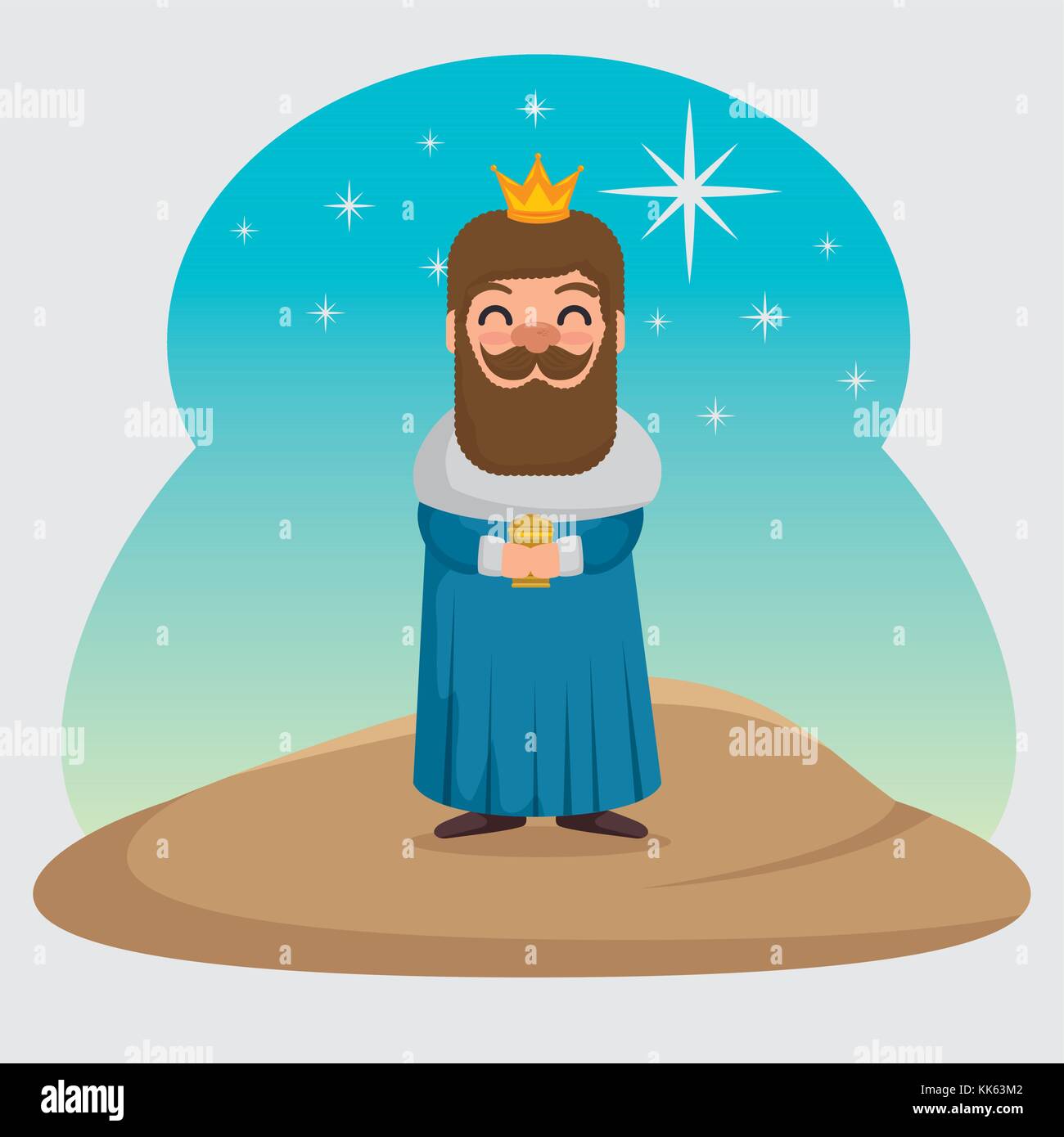 three magic kings gaspar cartoon Stock Vector Image & Art - Alamy