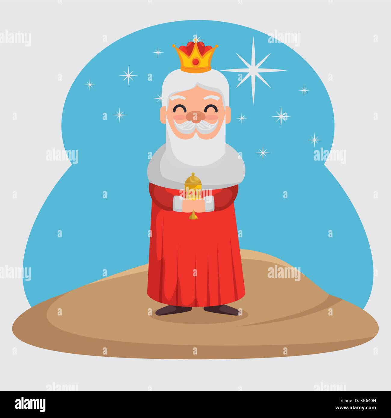 three magic kings melchor cartoon Stock Vector Image & Art - Alamy