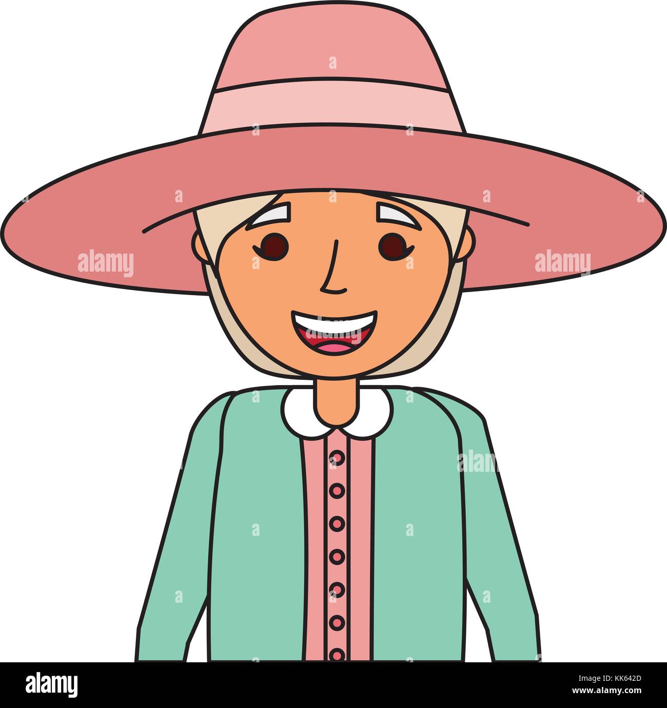 old woman portrait lady grandma cartoon Stock Vector Image & Art - Alamy