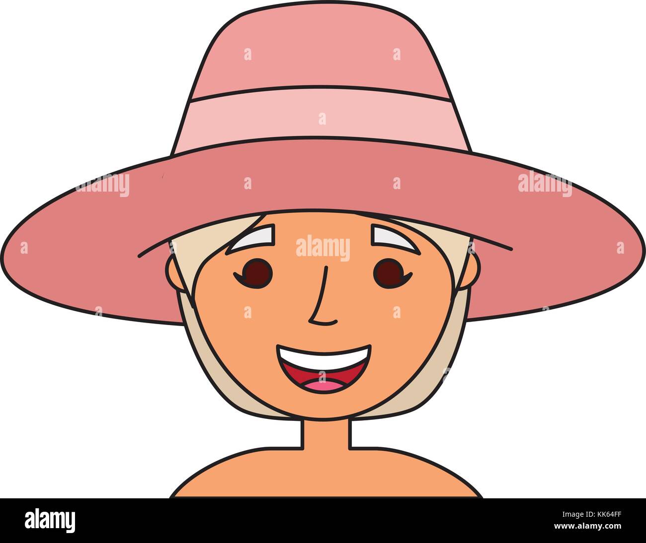 old woman face lady grandma cartoon Stock Vector Image & Art - Alamy