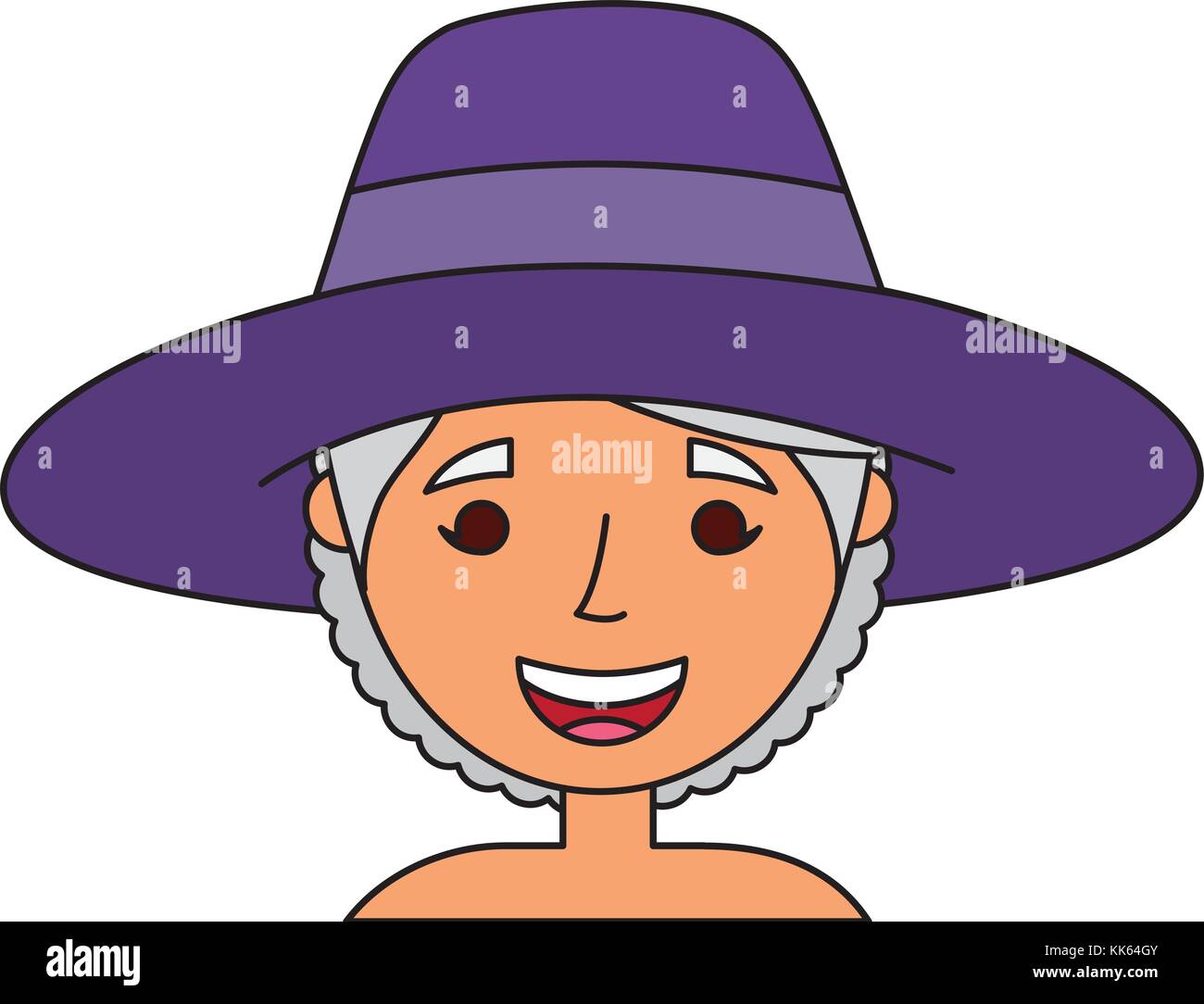 Cartoon Old Lady High Resolution Stock Photography and Images - Alamy